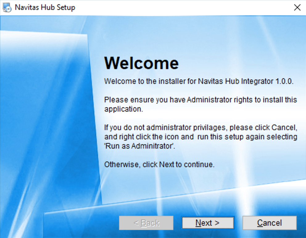 Navitas Hub - Installation Guide – Navitas Solutions